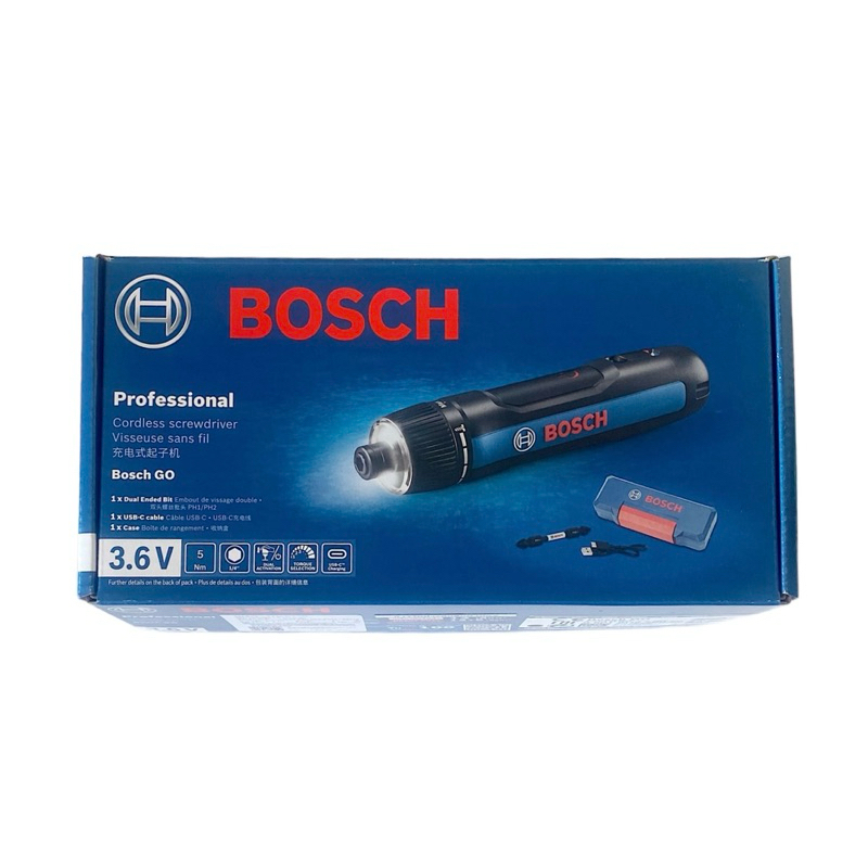 BOSCH บ๊อช ไขควงไร้สาย Bosch 3.6V GO 3 Solo 06019H2280 , KIT 06019H2281 ...