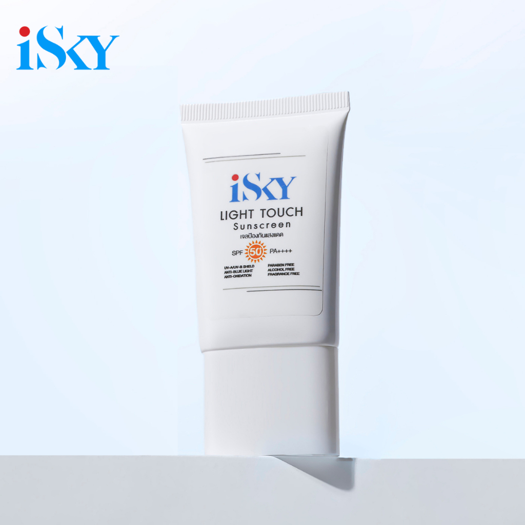 iSKY Light Touch Sunscreen SPF 50+ PA++++ 30 g เจลกันแดด เนื้อบางเบา ...