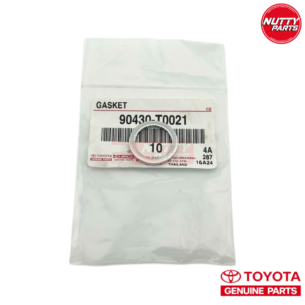 อะไหล่แท้ TOYOTA แหวนอลูมิเนียมถ่ายน้ำมันเกียร์ออโต้,ธรรมดา รูใน 18mm ...