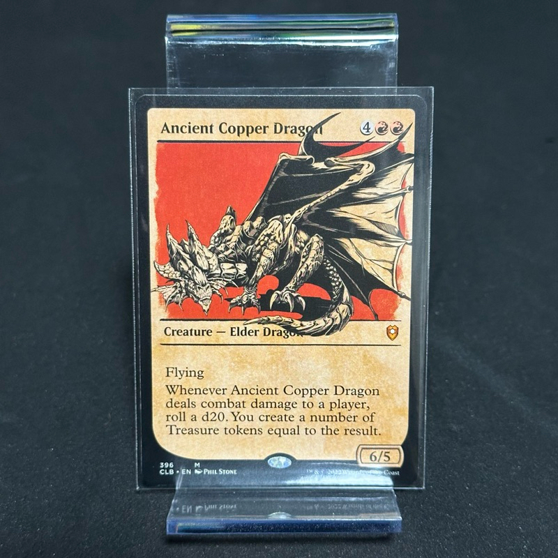 Commander Legends: Battle for Baldur's Gate Variants: Ancient Copper Dragon (Showcase) | Shopee ...