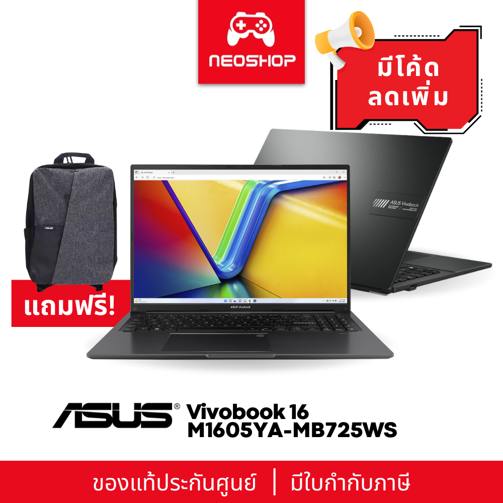 Notebook ASUS VIVOBOOK 16 M1605YA-MB725WS by Neoshop | Shopee Thailand