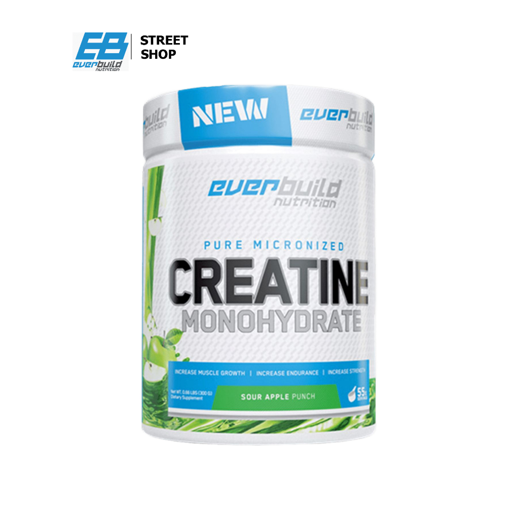 Everbuild Nutrition - Creatine Monohydrate 300g [ 55 Servings ...
