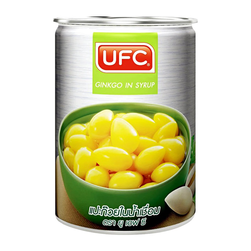 แปะก๊วยในน้ำเชื่อม 20 oz UFC Ginkgo in syrup fl ยูเอฟซี พร้อมส่ง ...