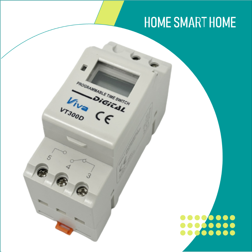 VIVA DIGITAL TIME SWITCH รุ่น VT300D นาฬิกาตั้งเวลาอัตโนมัติ แบบ 24ชม. ...