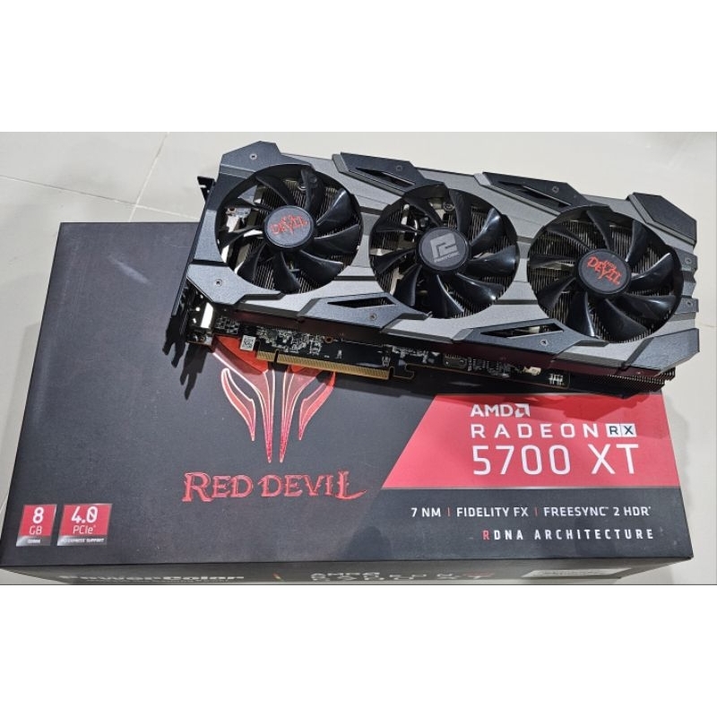 ส่งฟรี AMD Rx5700xt Reddevil 8G ค่ายแดง มือสอง ใช้ได้ปกติ | Shopee Thailand