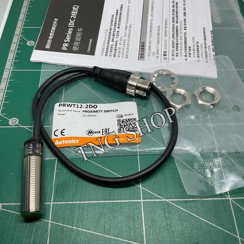 PRWT12-2DO Autonics 2-wire Inductive proximity sensor เซ็นเซอร์ Ø12 ...