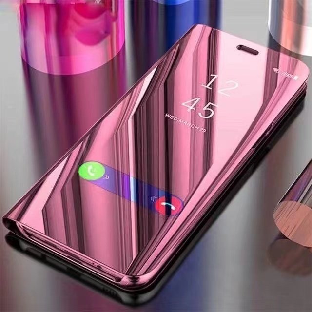 01 เคสฝาพับเงา For Case Samsung Note5 Note8 Note9 Note10 Note10plus ...