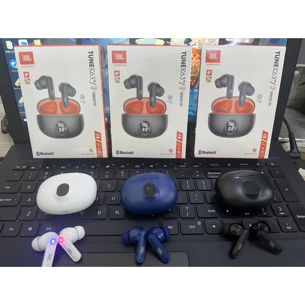 ใหม่ หูฟังรุ่น TUNEK 63TWS หูฟังบลูทูธ ไร้สาย จอแสดงผล ดิจิตอล | Shopee ...