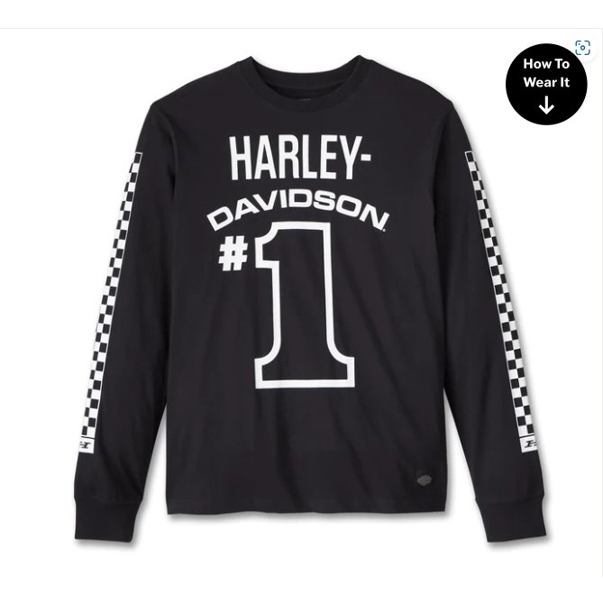 เสื้อยืดแขนยาว Harley Davidson ลิขสิทธิ์ Collection ใหม่ 96436-24VM ...
