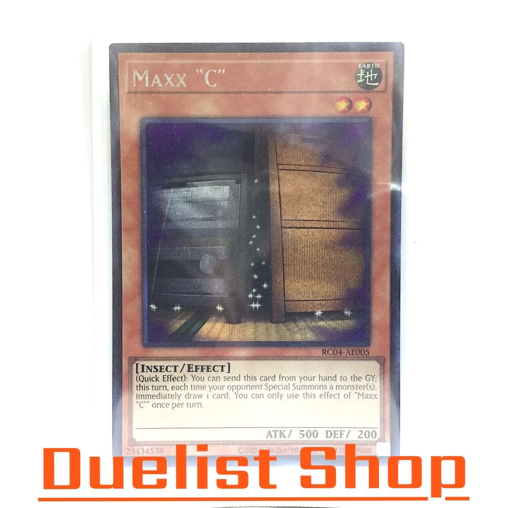 Maxx "C" (SE) Monster Earth Level2 [Insect/Effect] ชุด RC04-AE005 การ์ด ...