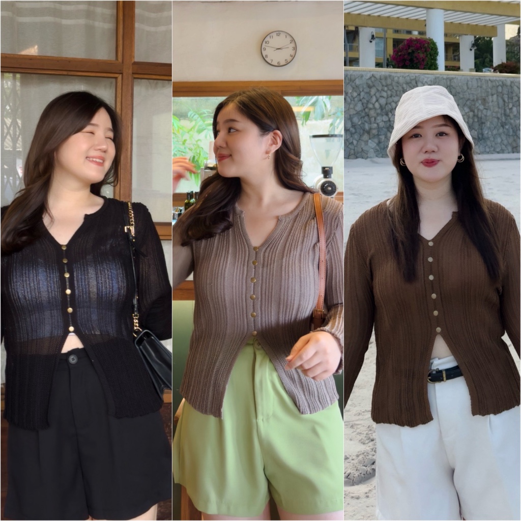 ( ️อกถึง 44”) Front Split Top เสื้อสาวอวบ | Shopee Thailand