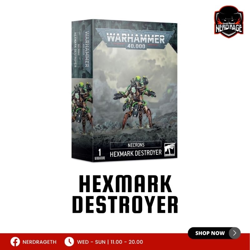 [Games Workshop] [warhammer 40k] [Necrons] Hexmark Destrodyer | Shopee ...