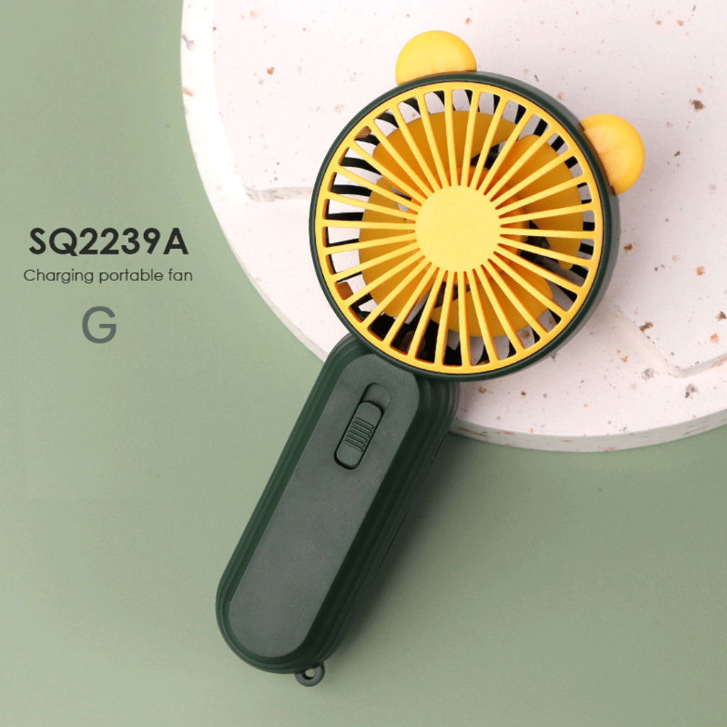 พัดลมพกพา สามารถชาร์จไฟบ้าน USB ขนาดเล็กกระทัดรัด แบบพกพา Mini Portable ...