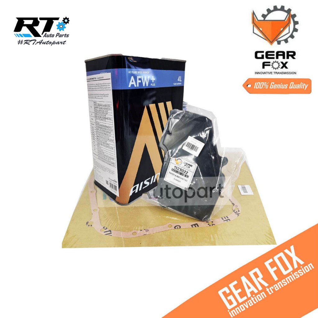 Gearfox ชุดถ่ายน้ำมันเกียร์ AFW+ Toyota Avanza ปี06-11 F651 ปี11-15 ...