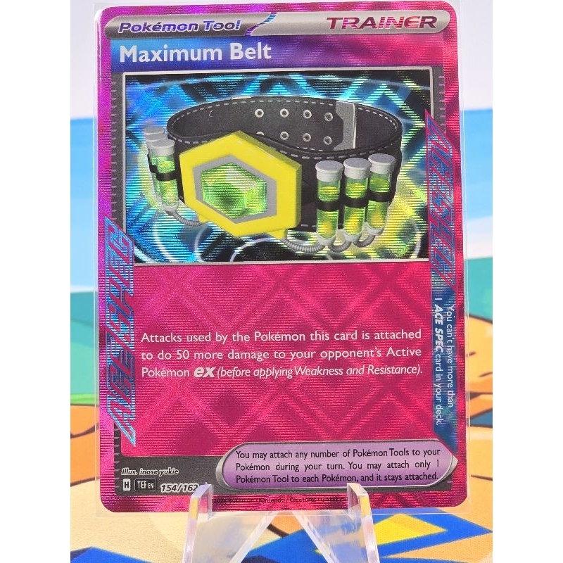 Pokemon Card "Maximum Belt ACE 154/162" ENG Temporal Forces | Shopee ...