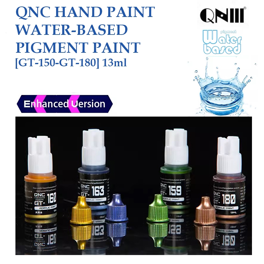 QNC GT150-GT180 HAND PAINT WATER BASED PIGMENT PAINT MODEL KIT HOBBY ...