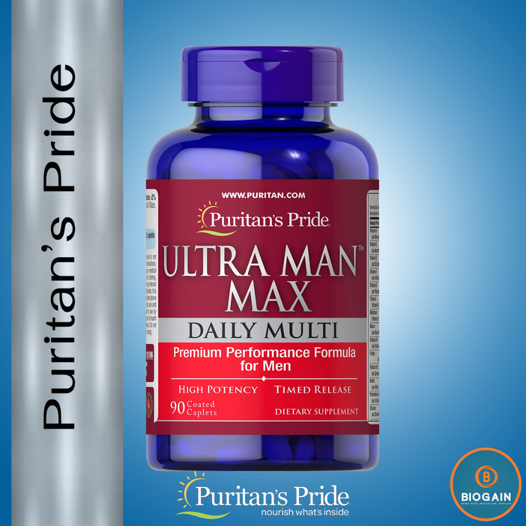 Puritan's Pride Ultra Man Max / 90 Caplets | Shopee Thailand