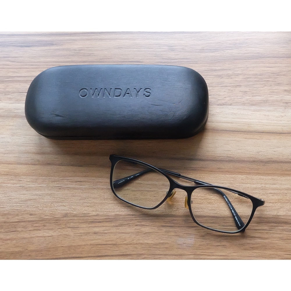Owndays Air Ultem Glasses Size 51/18 130mm สีดำ มือสอง ของแท้ | Shopee ...
