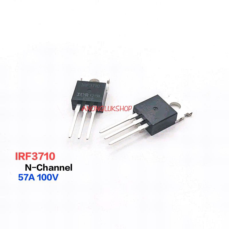 ราคาต่อ 1ตัว 👉👉 IRF3710 มอสเฟส N-Channel IR MOSFET TO-220 ทนกระแส 57A 100V 👉👉 พร้อมส่ง | Shopee ...