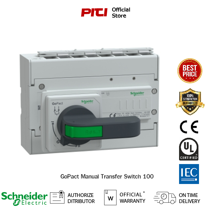 Schneider Switch GM10D4N0634BEE 63A 4P GoPact MTS (Manual Transfer ...