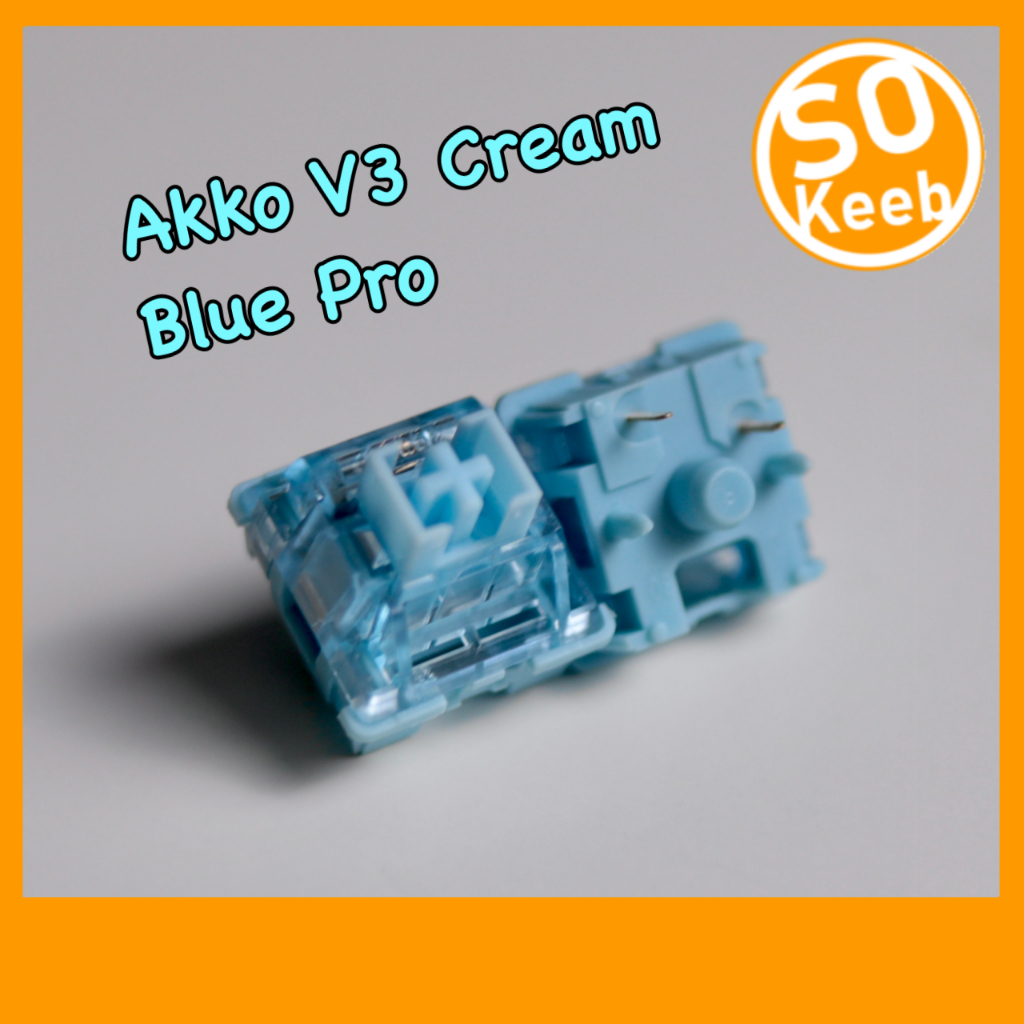 Akko V3 Cream Blue Pro Switch (Tactile) 10ชิ้น สำหรับ Mechanical ...
