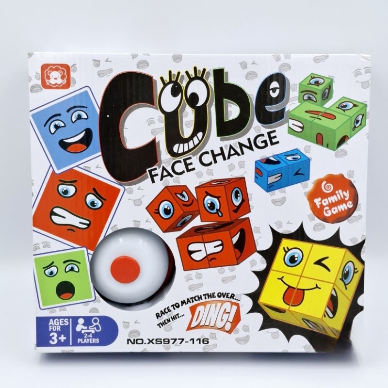 Cube Face Change Board Game เกมสลับหน้า เกมเปลี่ยนหน้า เกมต่อหน้าหลาก ...