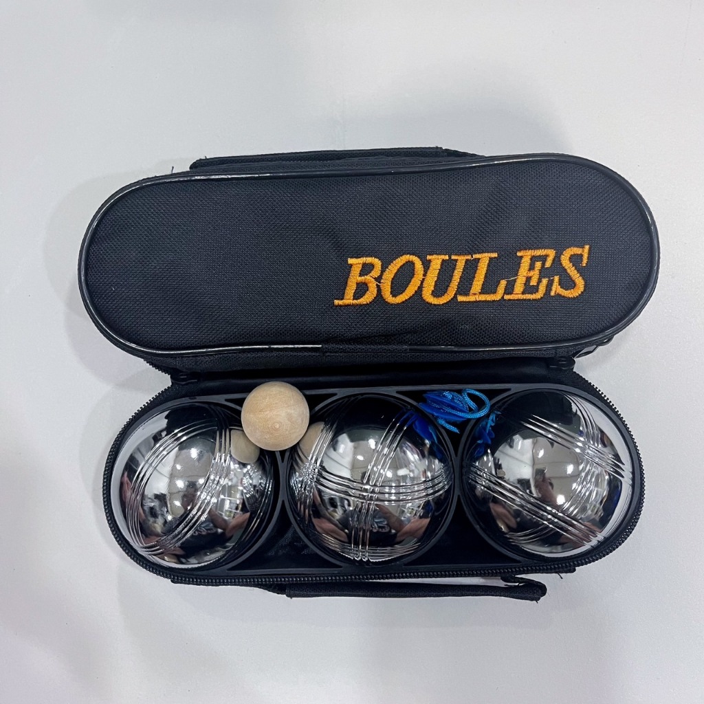 Boules เปตอง ลูกเปตอง เบตองของแท้ เปตองคละลาย แถมฟรีกระเป๋า+ลูกแกน ชุด ...