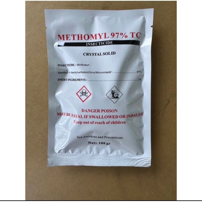 เมโทมิล (Methomyl) 100 กรัม 97% TC. ยาเบื่อ เหยื่อกำจัดต่างๆ มีราคายกแพ ...