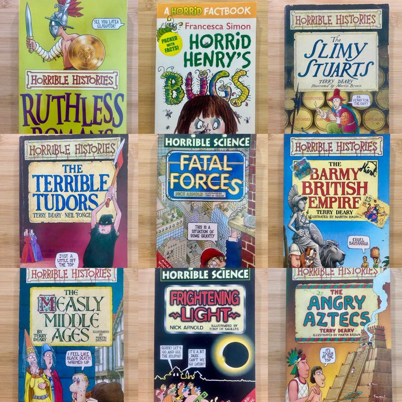 Horrible Histories / Horrible Science / Horrible Geography วรรณกรรม ...