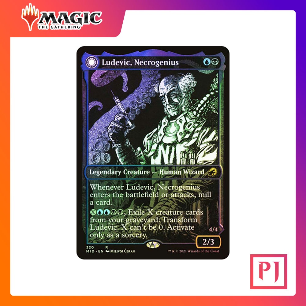 [MTG] Ludevic, Necrogenius (Showcase) [MID] [MULTI] [RARE] [FOIL] [ENG ...