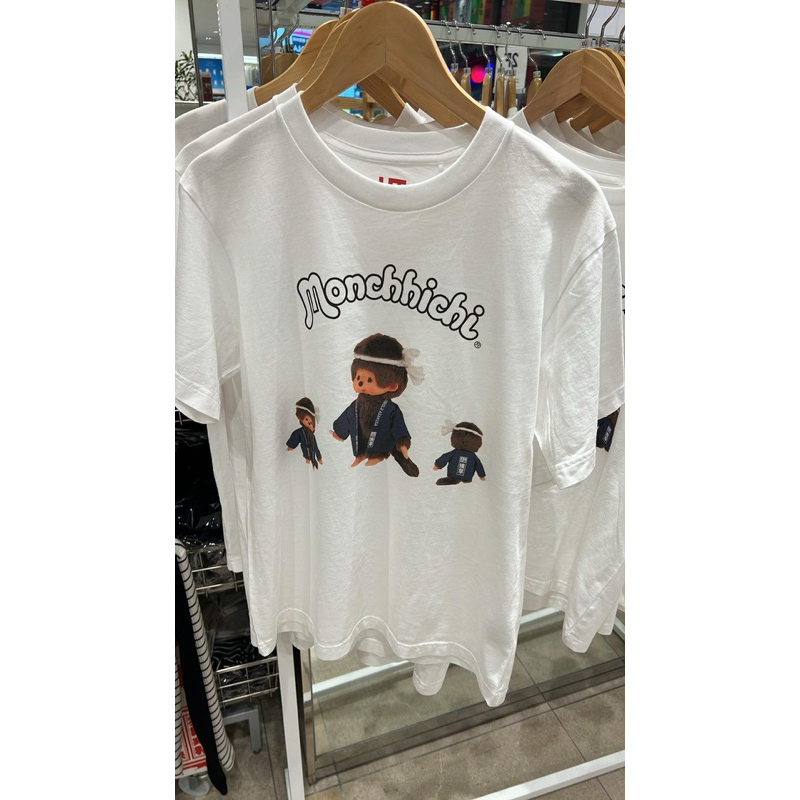 Uniqlo x Monchhichi T Shirt เสื้อยืดยูนิโคล่ ม่อนชิชิ มงชิชิ แท้100% UT ...