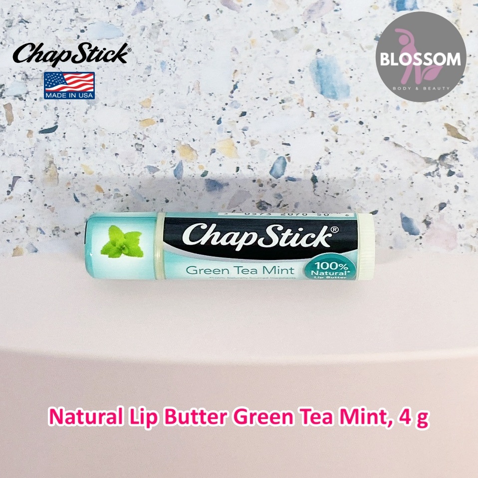 ChapStick- Natural Lip Butter Green Tea Mint, 4 g ลิป บาล์ม มัน ปากไม่ ...