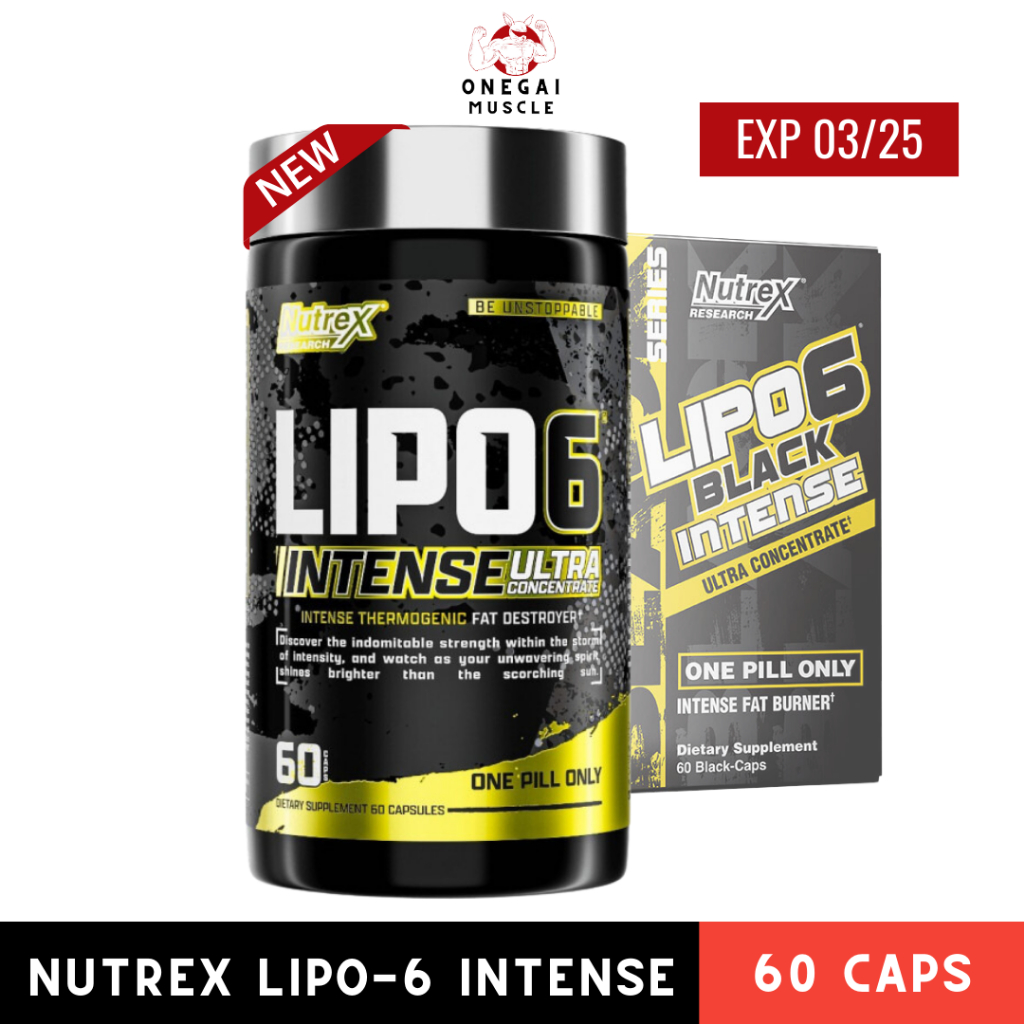 Nutrex Research Lipo-6 Black Intense Ultra Concentrate - 60 Black Capsule, nutrex intense ...
