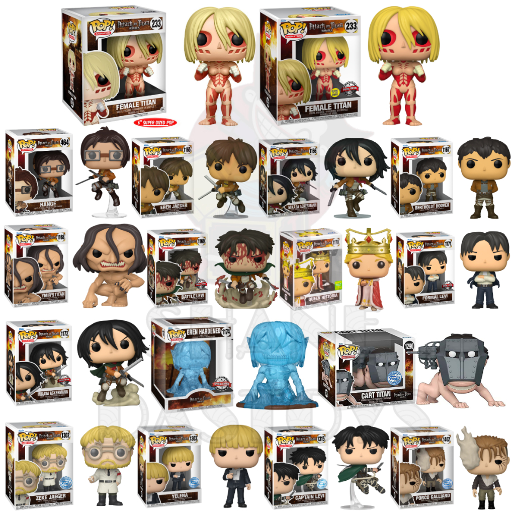 {PRE-ORDER} Funko Pop! ANIMATION : Attack on Titan AOT Vol.1 | Shopee ...