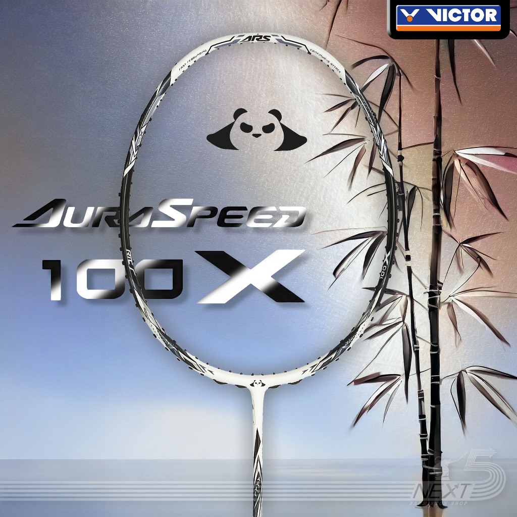 Victor ไม้แบดมินตัน รุ่น Auraspeed 100X ( Ars-100x panda ) แพนด้า 4U ...