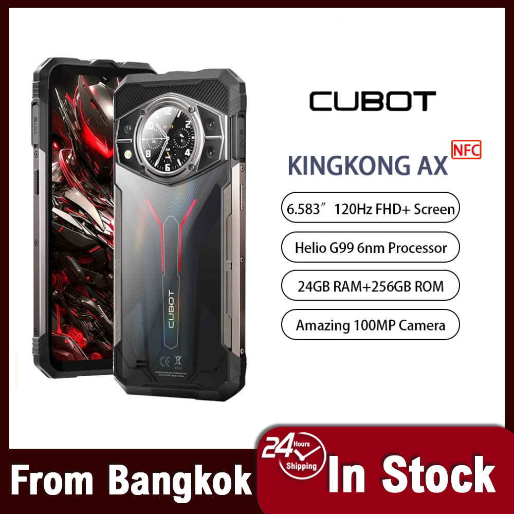 Cubot KINGKONG AX Rugged Smartphone Android 14 6.583" FHD+ Octa Core ...