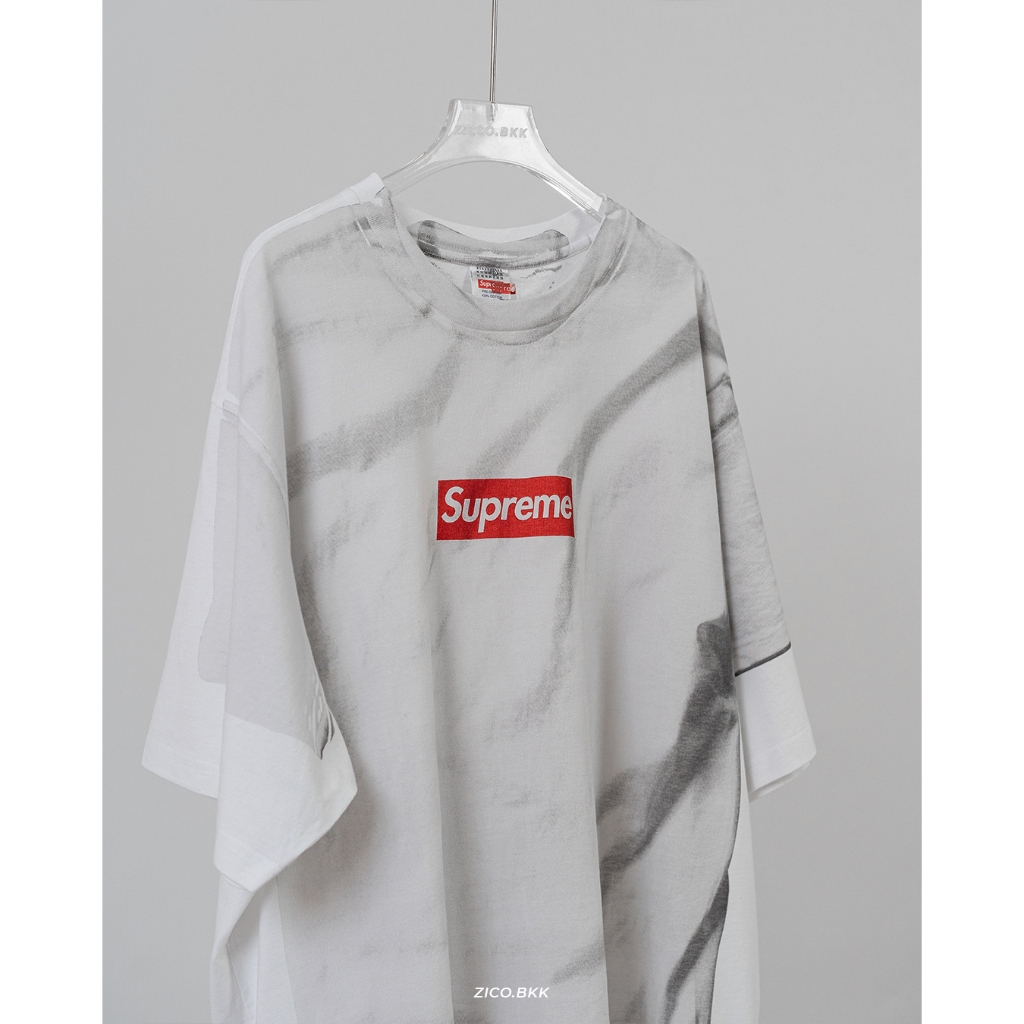 Supreme MM6 Maison Margiela Box Logo Tee (SS24) | Shopee Thailand