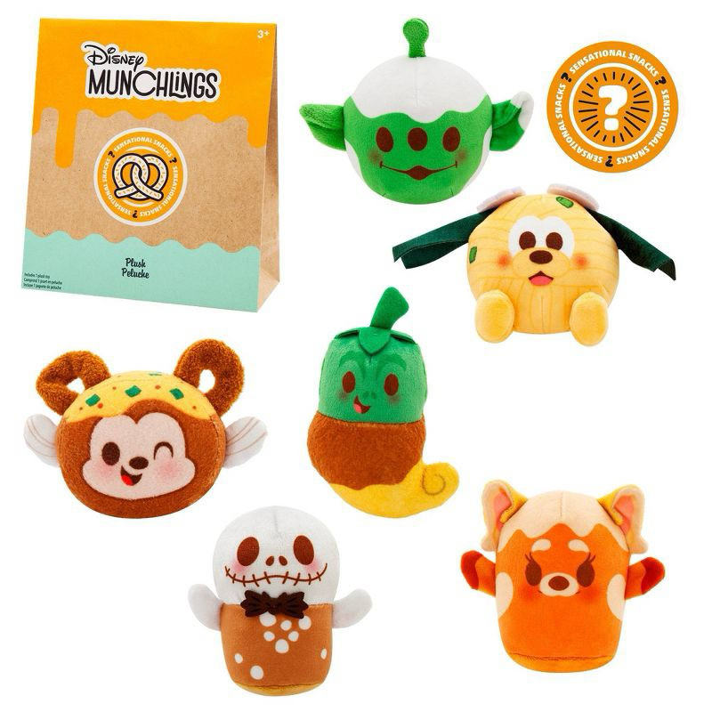 (ของแท้100%) 1สุ่ม! Disney Mickey Mouse & Friends Munchlings Snacks ...