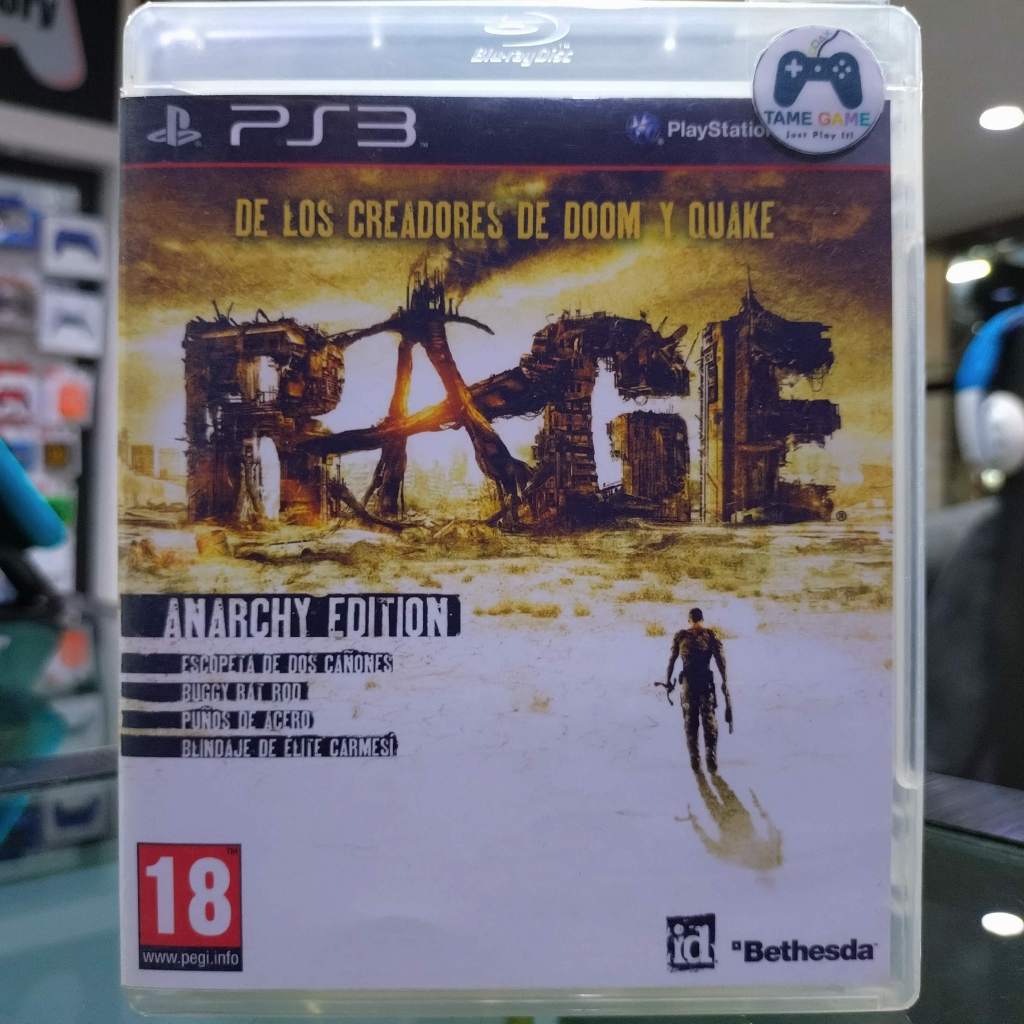 (ภาษาอังกฤษ) มือ2 PS3 Rage เกมPS3 แผ่นPS3 มือสอง (เล่น2คนได้ เกมยิง Shooting FPS จากผู้สร้างเกม ...