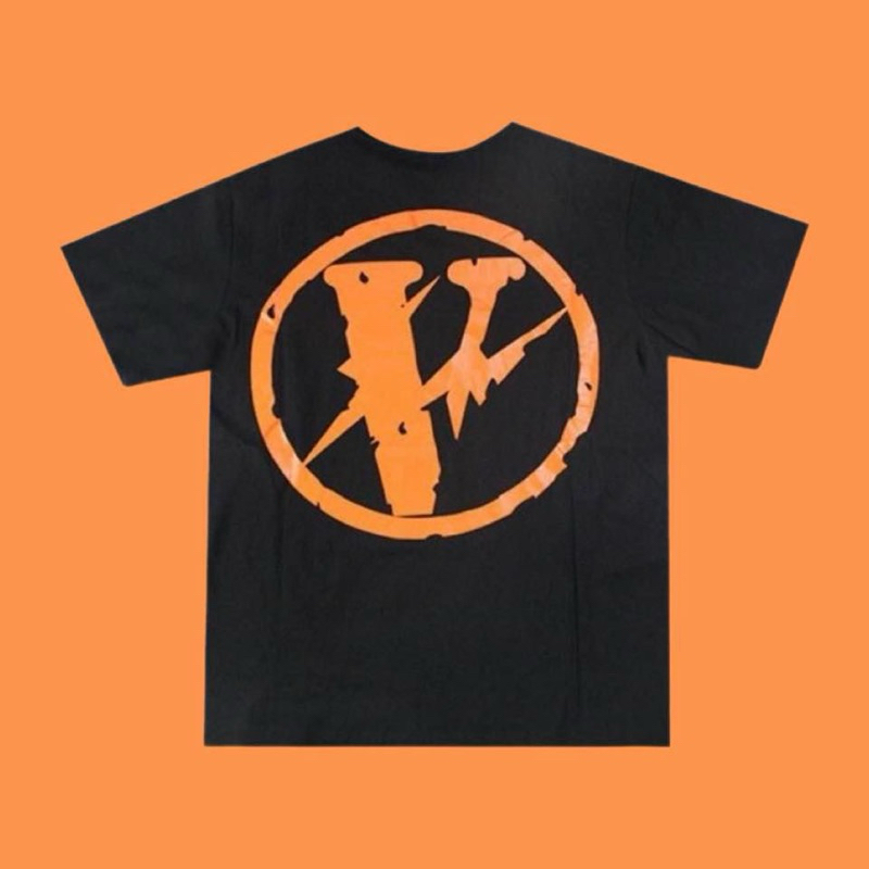 Vlone x Fragment Tee Black | Shopee Thailand
