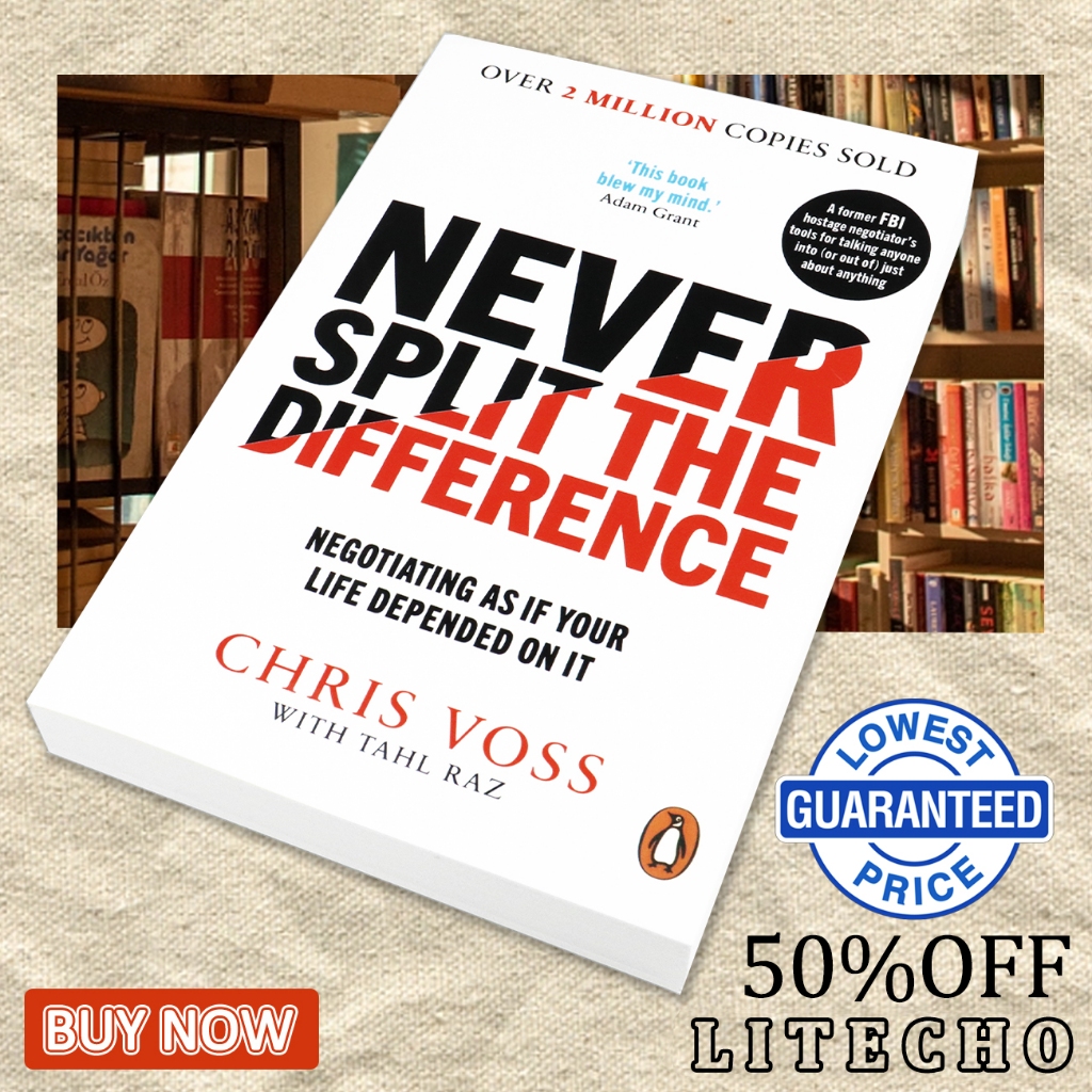 【English Book】Never Split The Difference By Chris Voss English book | Shopee Thailand