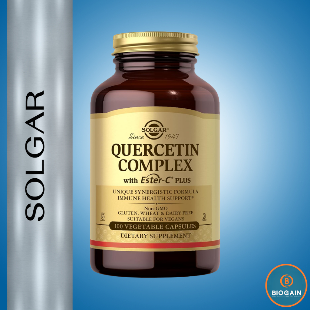 SOLGAR QUERCETIN COMPLEX WITH ESTER-C® PLUS / 100 VEGETABLE CAPSULES ...
