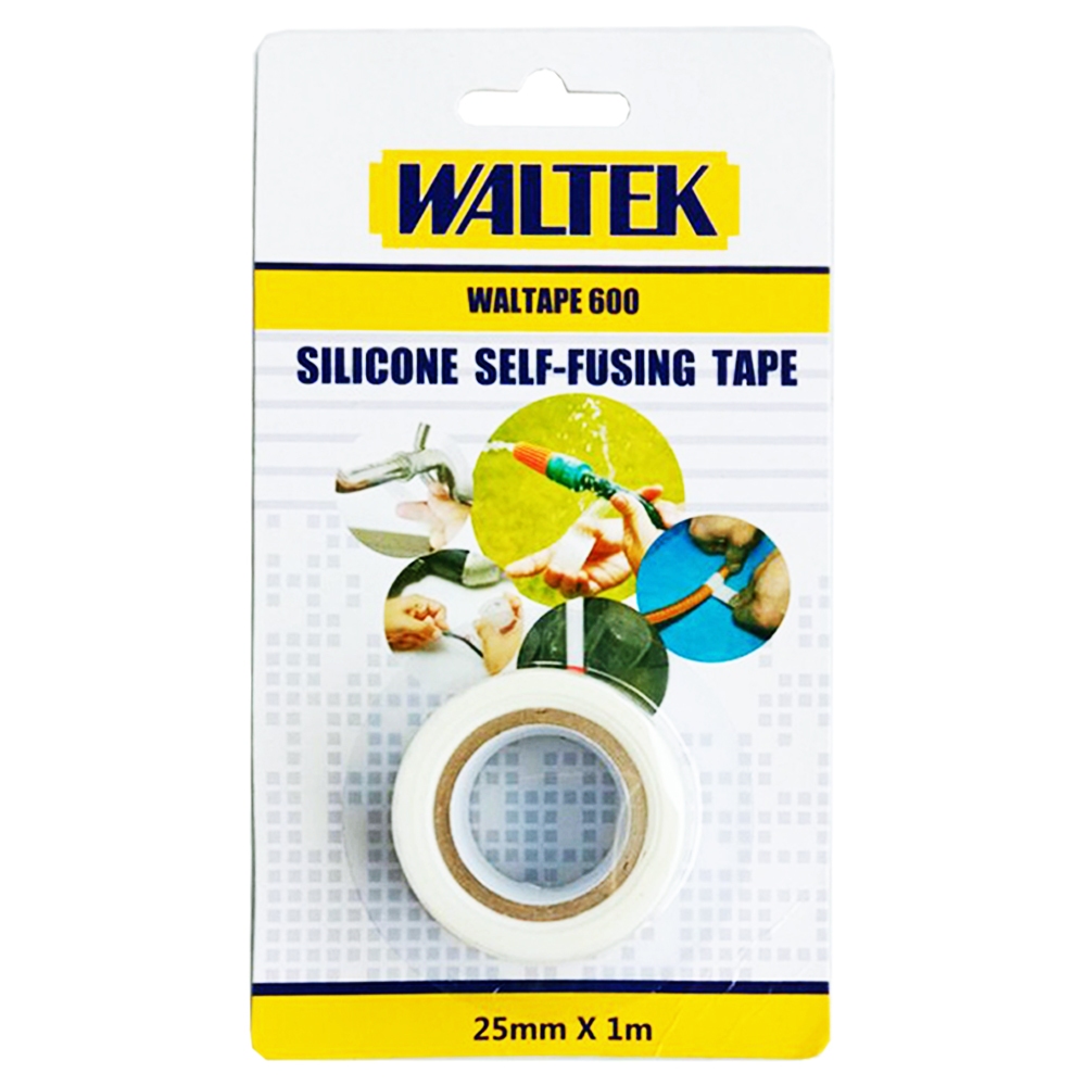 เทปซิลิโคนอเนอกประสงค์ WALTEK SILICONE SELF-FUSING TAPE 25mmX1m สำหรับการซ่อมแซมท่อ ไฟฟ้าและ ...