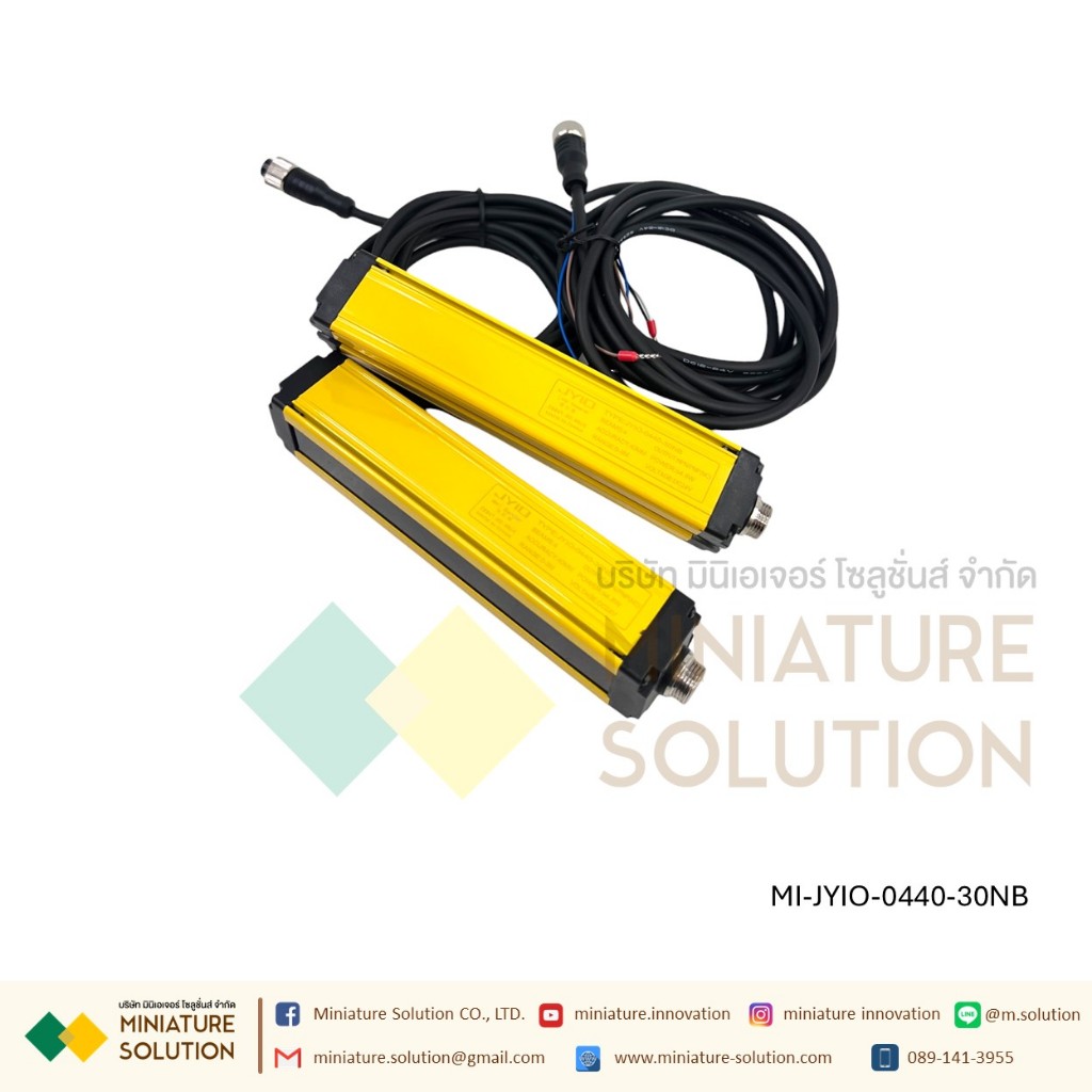 ม่านแสงนิรภัย Sensor Switch Safety Grating Security Device DC24V ระยะ 3 ...