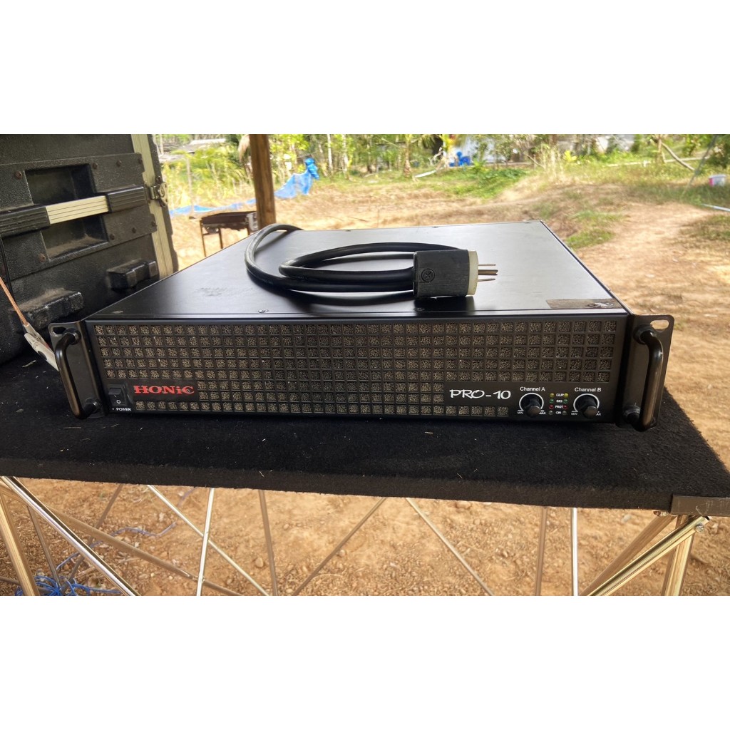 เพาเวอร์แอมป์ HONIC PRO-10 กำลังขับ 2x1,200W ที่ 8 Ohm มือสอง | Shopee Thailand