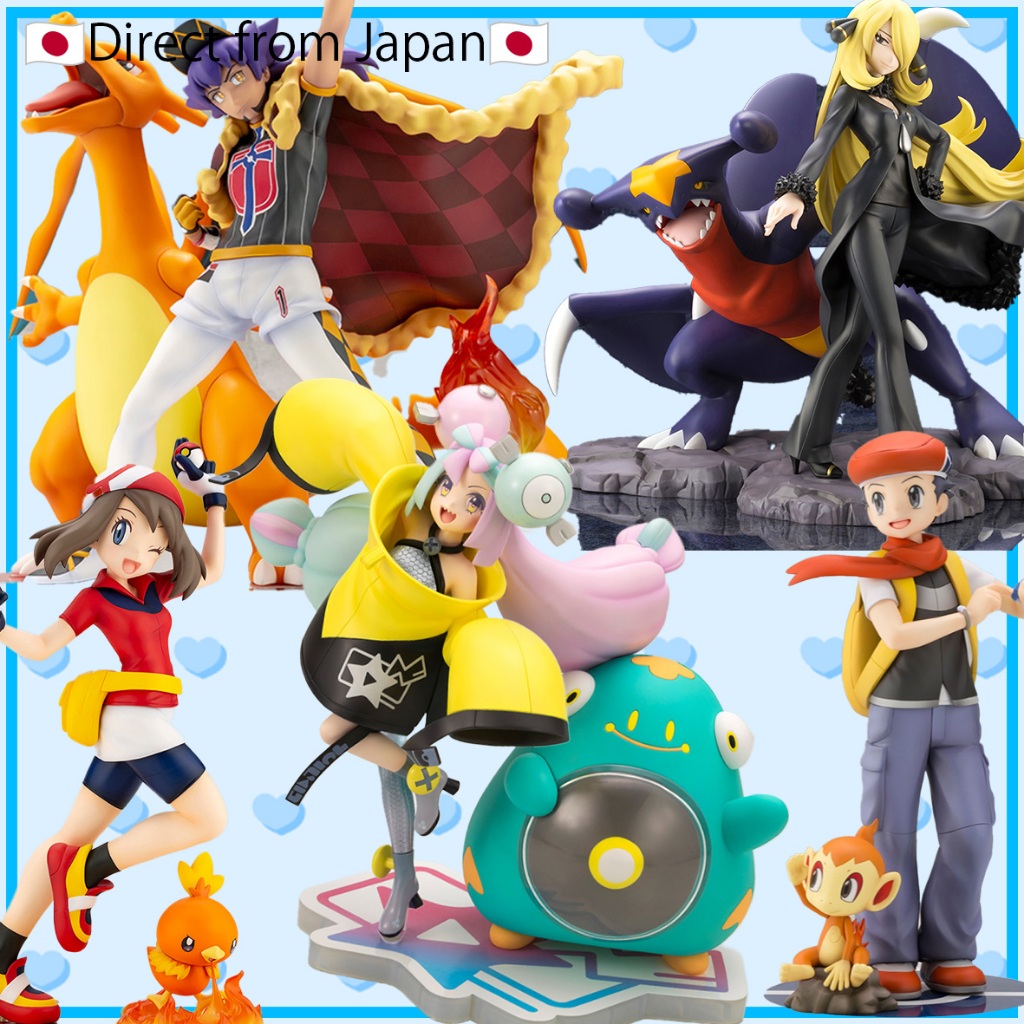 [Pokémon]1/8th scale Figure ①Dande with Charizard/②Sirona with ...