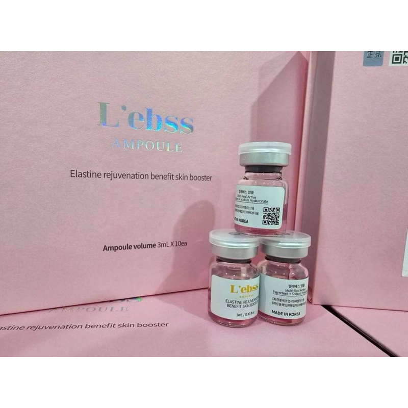 (แพ็คเกจใหม่) L’ebss Ampoule Skinbooster (Chanel) ราคาต่อขวด อยไทย มีQR | Shopee Thailand