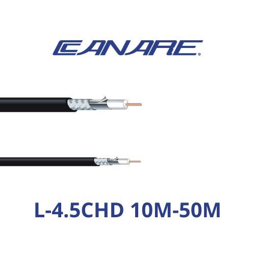 L-4.5CHD (เฉพาะสาย) สายสัญญาณภาพ 3G SDI/HD-SDI 75 OHM Super Low Loss Coaxial Cable สีดำ ยี่ห้อ ...