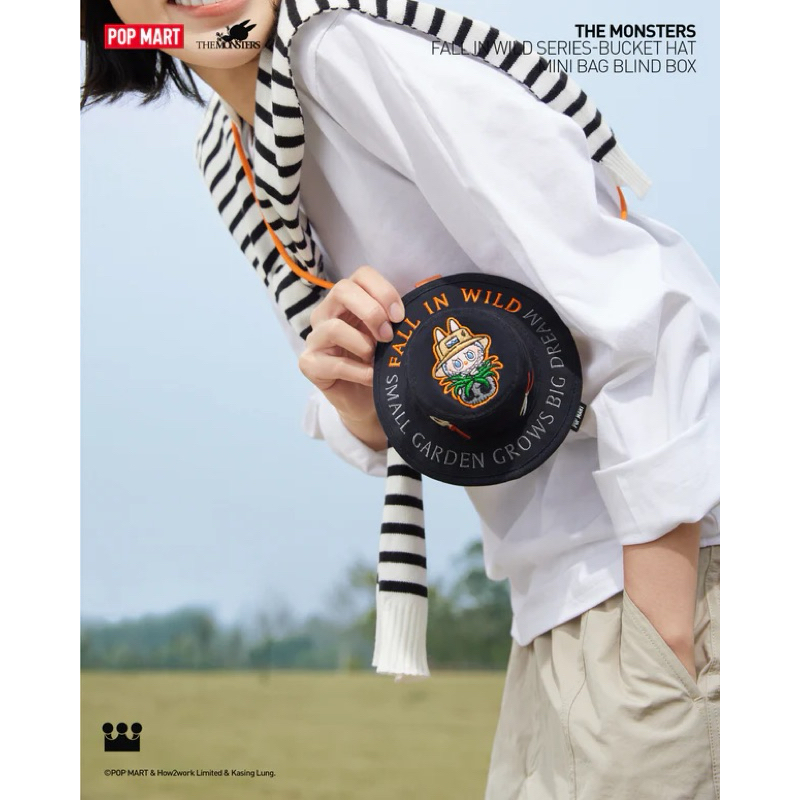 POP MART THE MONSTERS FALL IN WILD Labubu ยกบ๊อก Bucket Hat หมวก ลาบ ...