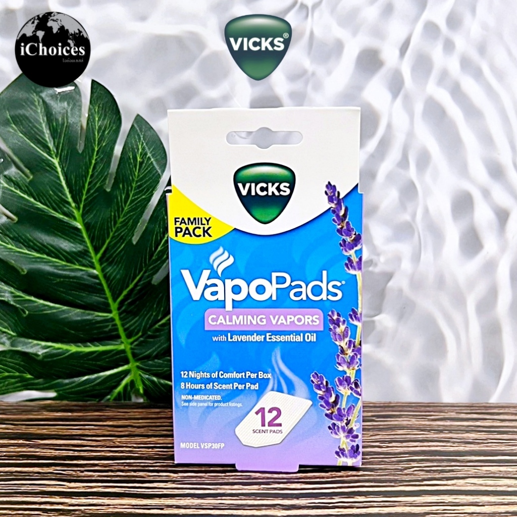 [Vicks] VapoPads Calming Vapors With Lavender Essential Oil 12 Scent ...